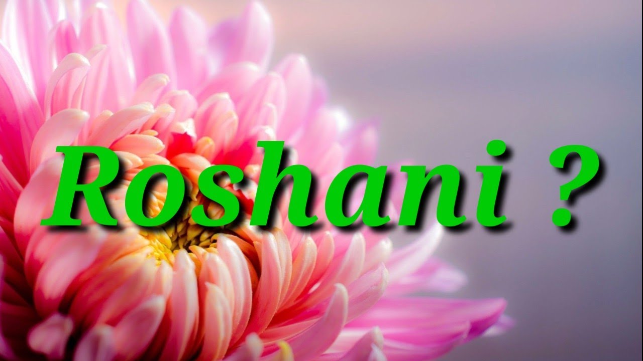 Roshani Name Ke Meaning | Roshani Naam Ka WhatsApp Status | Roshani ...