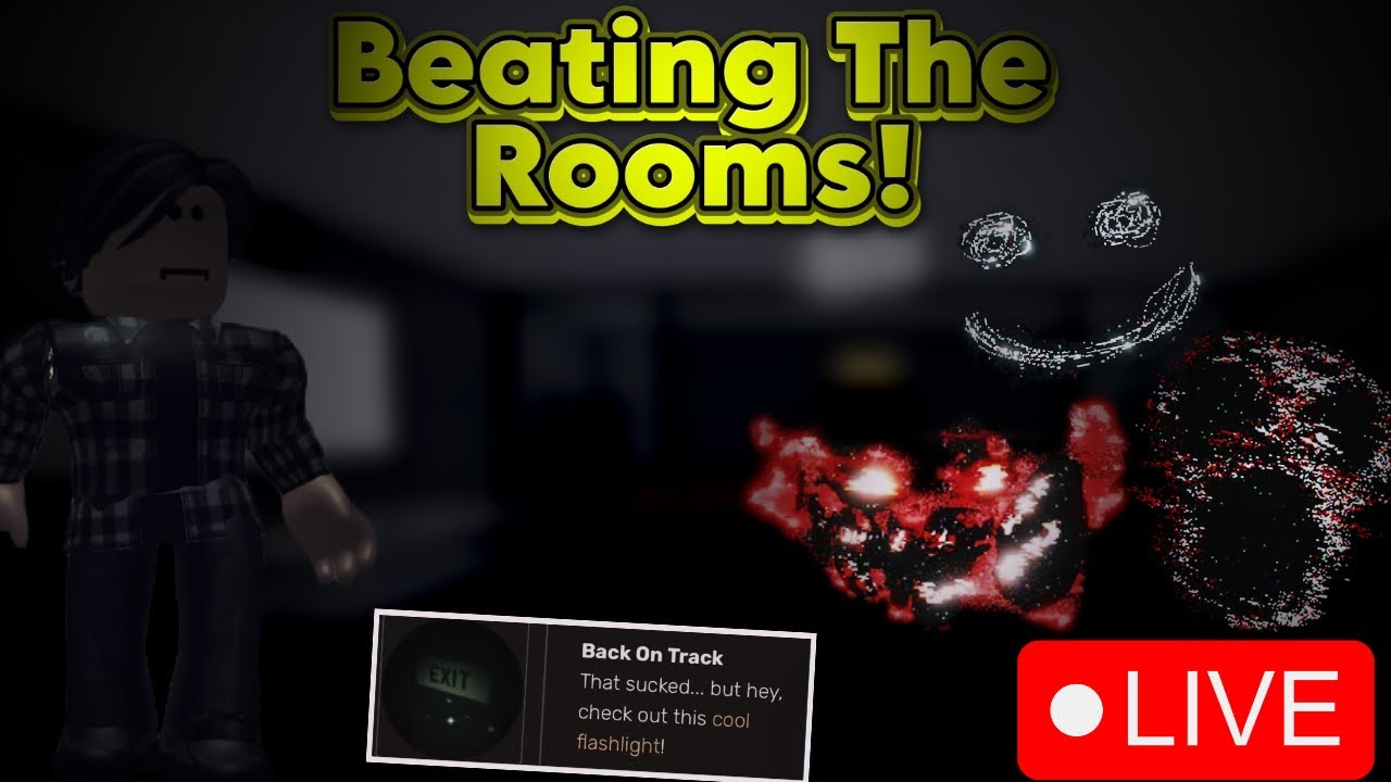 Beating The Rooms LIVE! (Roblox Doors) - YouTube