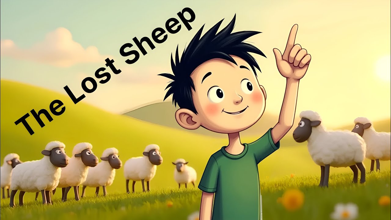 Stick and the Lost Lamb 🐑 | Bible Story for Kids | Jesus Finds You No ...