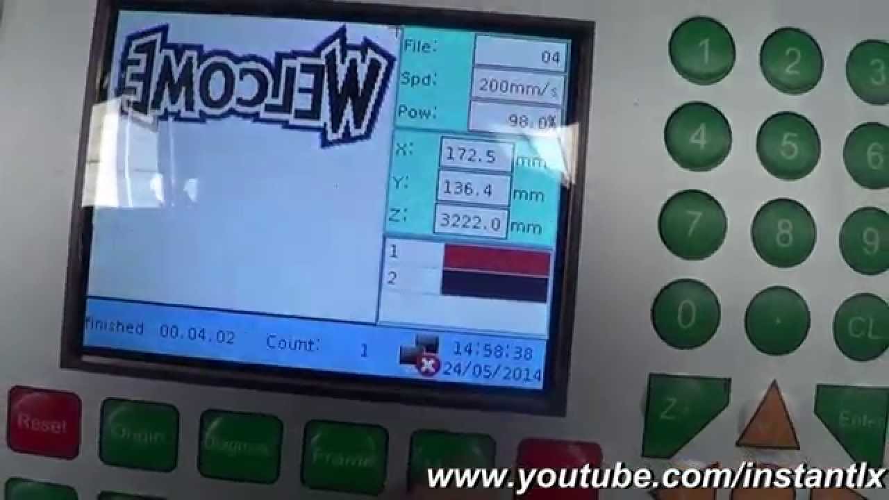 quick start of laser machine, China laser engraving and cutting machine ...