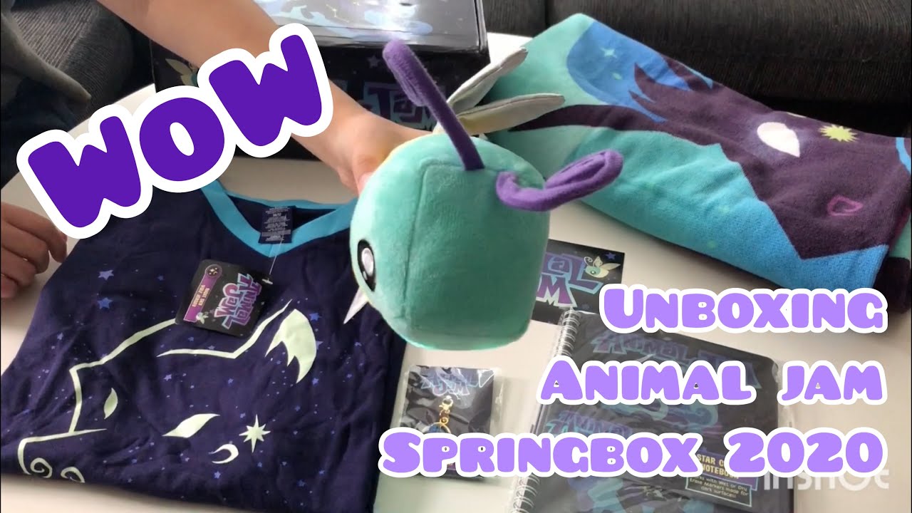 Unboxing Animal Jam Spring Box 2020 - YouTube