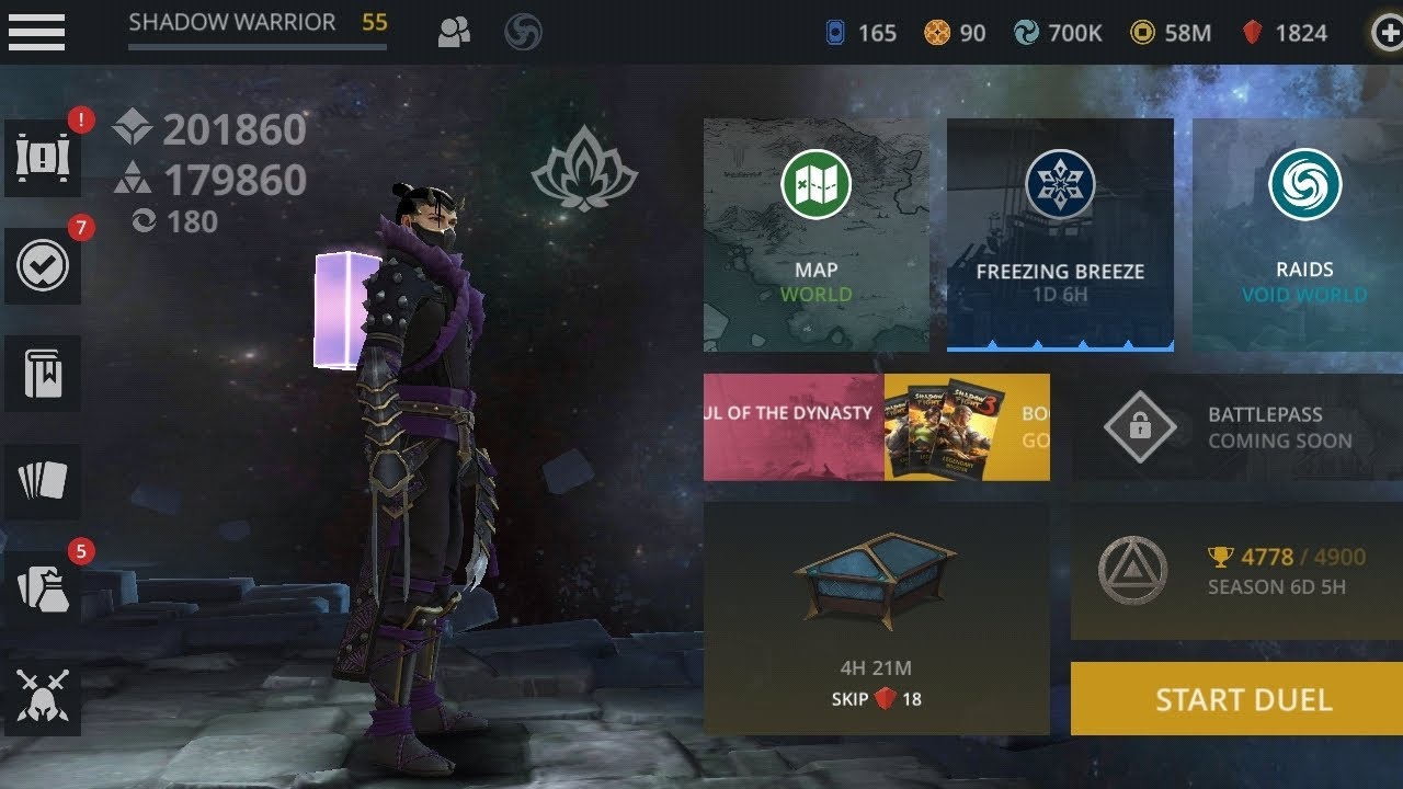 Shadow fight 3 ( Full gameplay part 47 : Assasin Lynx reborn new Power ...