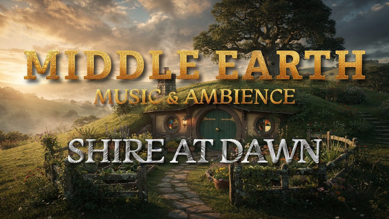 Morning in the Shire | 3 Hour Peaceful Hobbit Home with Celtic Music ...