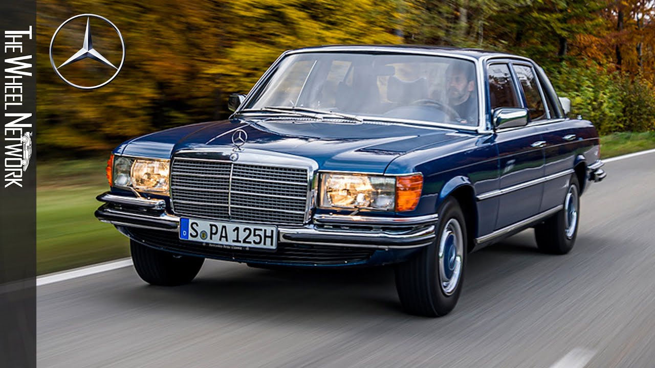 1972 Mercedes-Benz 350 SE (BR116 pre S-Class W116) – Driving, Interior ...