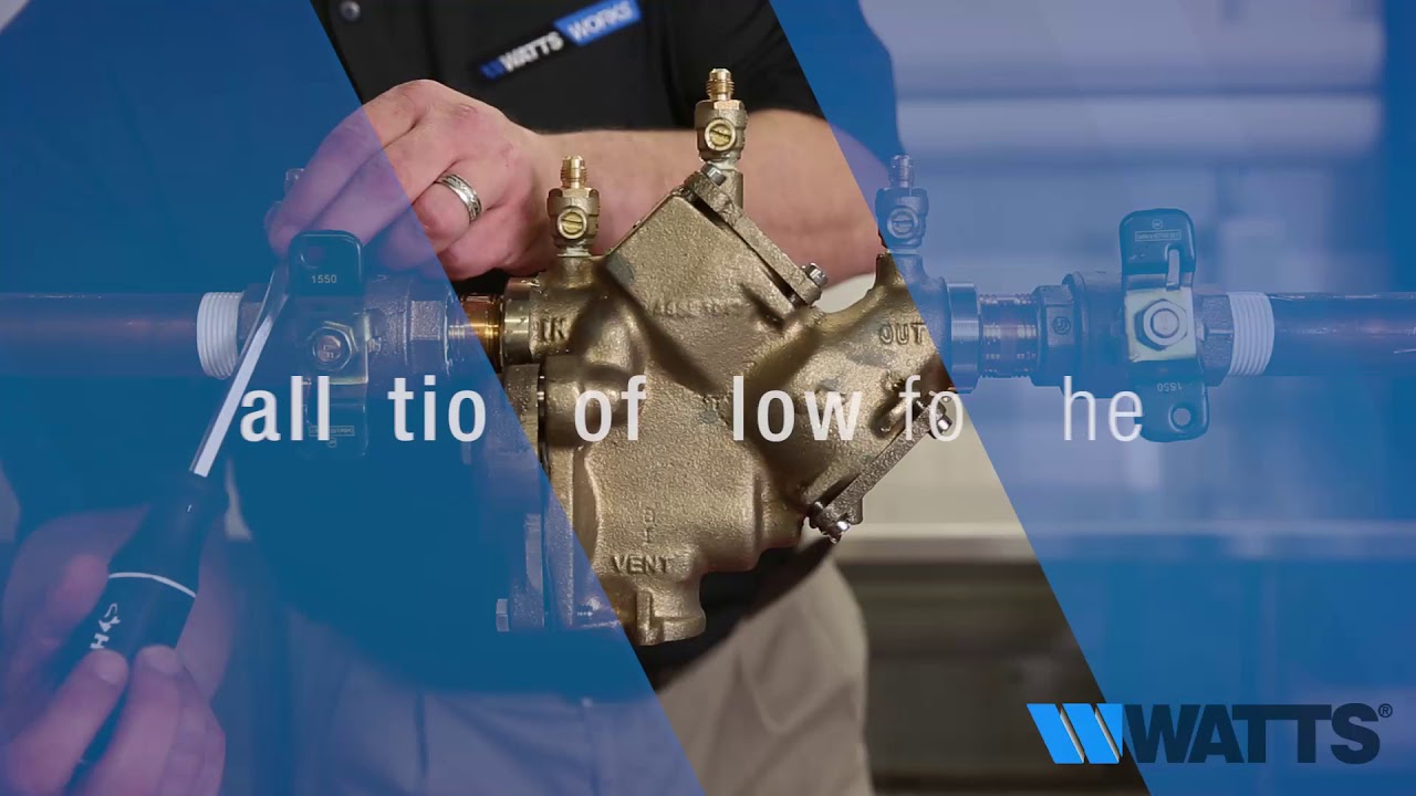 Watts LF909 Reduced Pressure Zone Assembly Sizes 1/4" - 3 ...