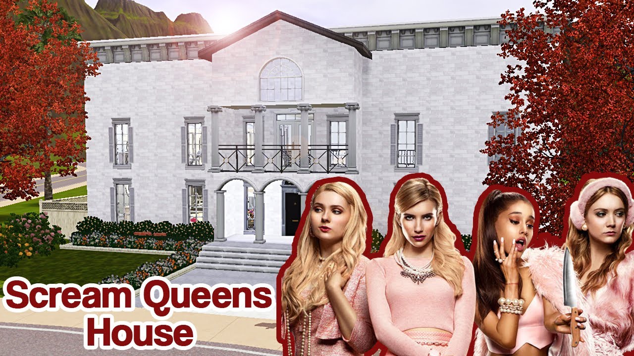 The Sims 3 Scream Queens Kappa Kappa Tau Inspired House - YouTube