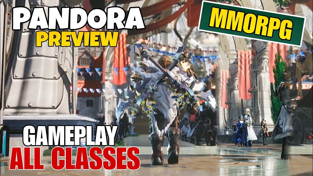 PANDORA GAMEPLAY ALL CLASSES NEW MMORPG LOOKS GREAT PREVIEW FOR/iOS ...