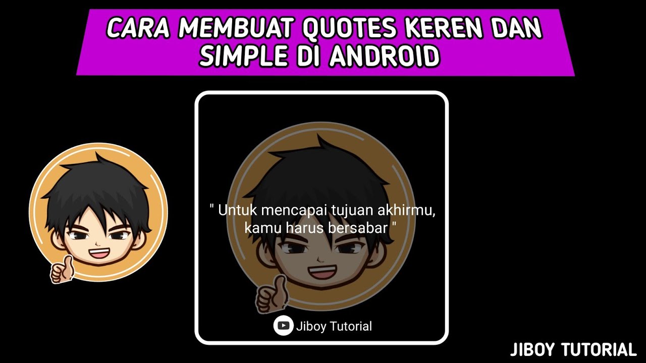 CARA MEMBUAT QUOTES KEREN DAN SIMPLE DI ANDROID | PIXELLAB TUTORIAL ...