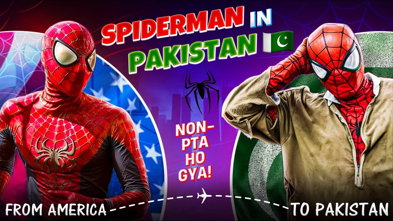 Spiderman In Pakistan 🇵🇰 | Atif Mahmood - YouTube
