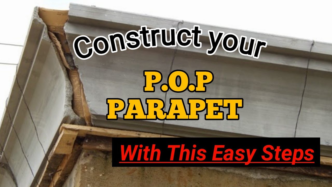 How to construct a parapet || with full details on how to go about it ...