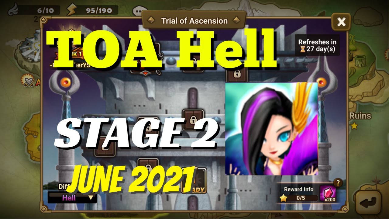 TOA Hell - Stage 2 - June 2021 - Mid game runes - YouTube