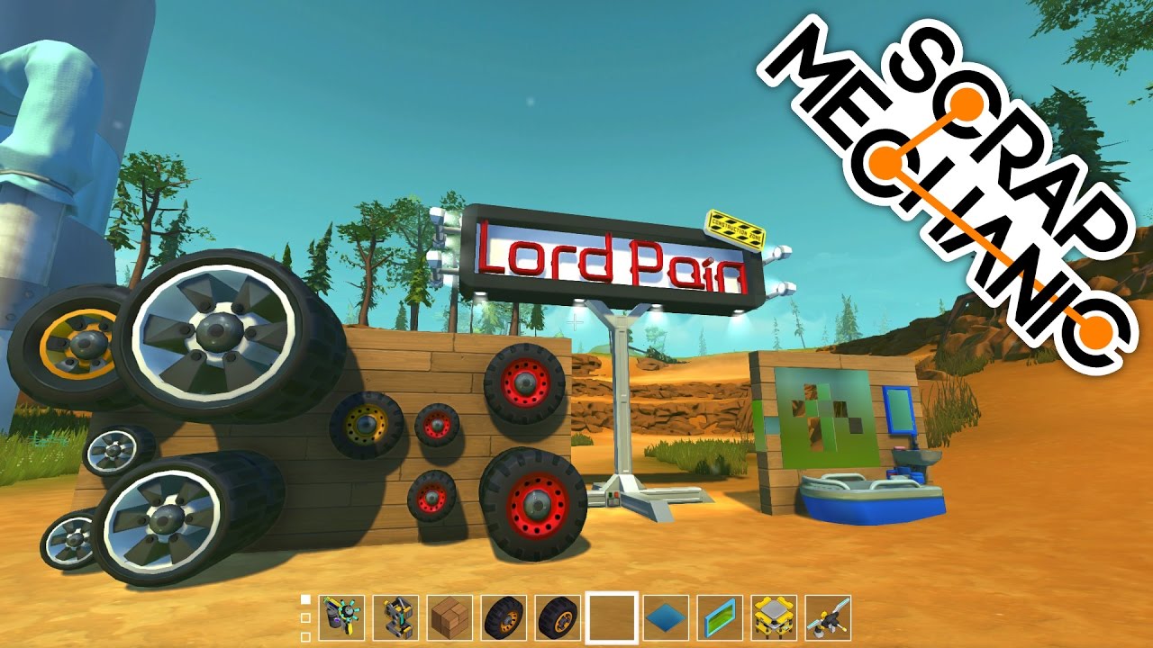 ( Scrap Mechanic ) LordPain's Mods: 2x, 4x & 6x Wheels and Mirrors ...