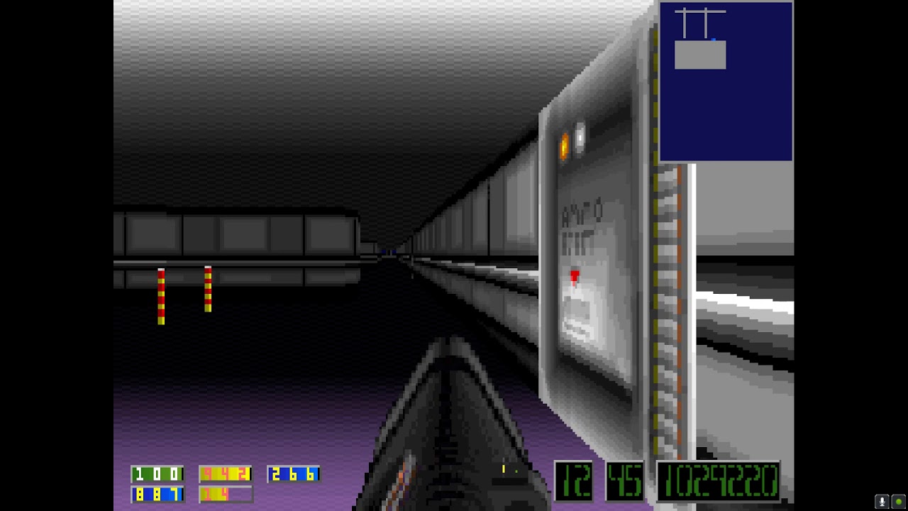 Corridor 7 CD Ver. (DOSBox) - Bonus Floor 05 - Major - All Secrets ...