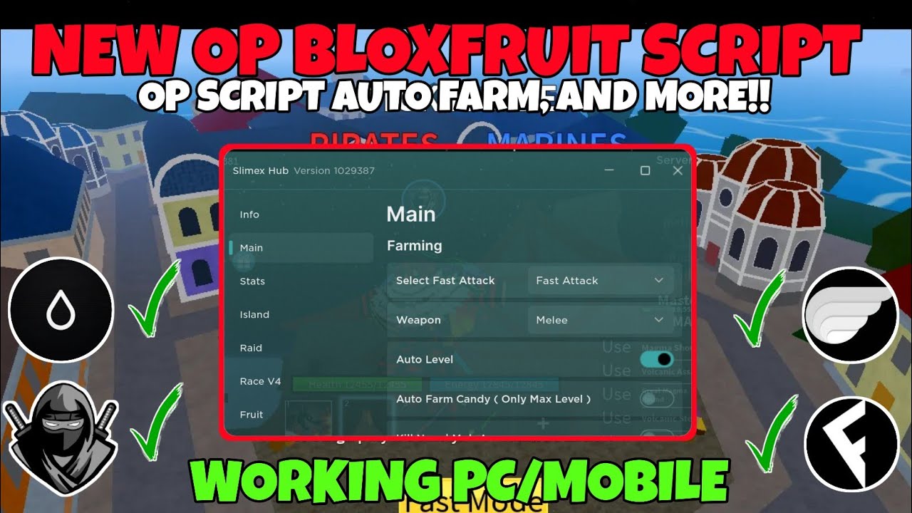 NEW!! OP Blox Fruit SCRIPT!! NO BUGS, WORKING PC/MOBILE, AUTO FARM,RAIN ...