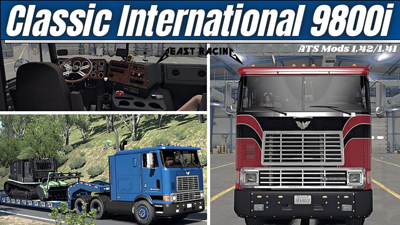 American Truck Simulator | Classic International 9800i [ATS 1.42/1.41 ...