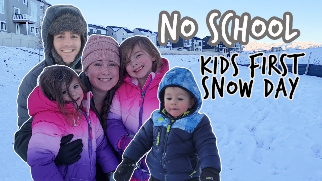 WHEN SCHOOL IS CLOSED FOR A SNOW DAY, ITS TIME TO PLAY. - YouTube