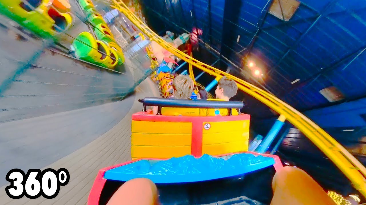 Toos Express (Toverland) - VR ONRIDE - 360° junior roller coaster POV ...