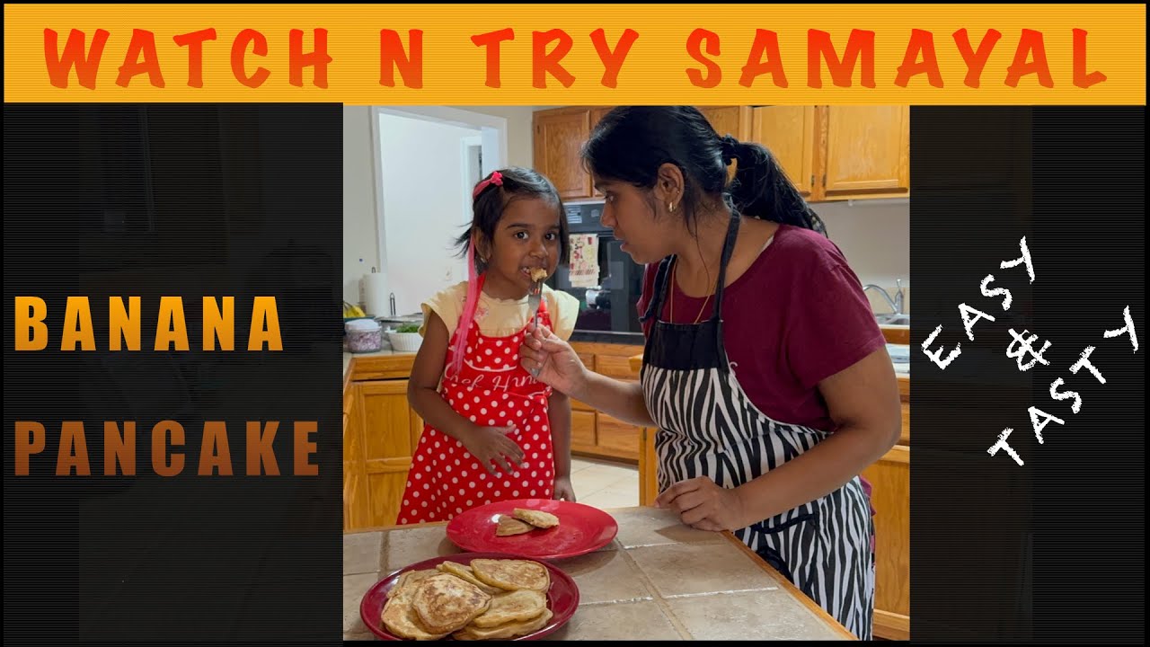 Banana Pancake Recipe in Tamil |How to make banana pancakes | Watch ...