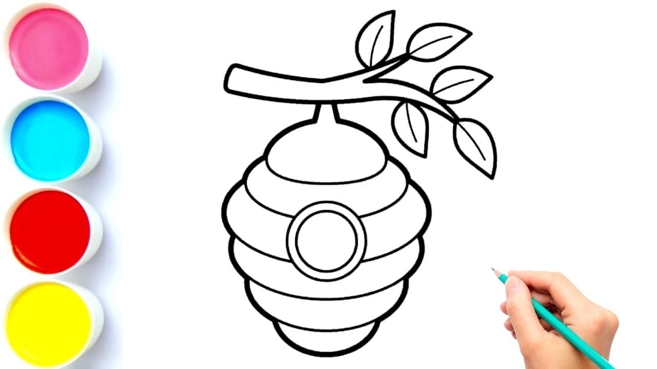 How to Draw a Bird Nest | How to Draw Nest | Nest Drawing | Draw Smart ...