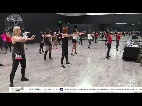 The 'High Rollers', the Las Vegas Aces 50 and up dance team - YouTube