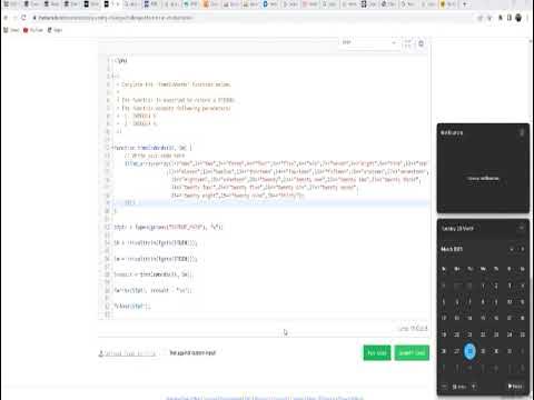 The Time in Words: Turing Coding Challenge - YouTube