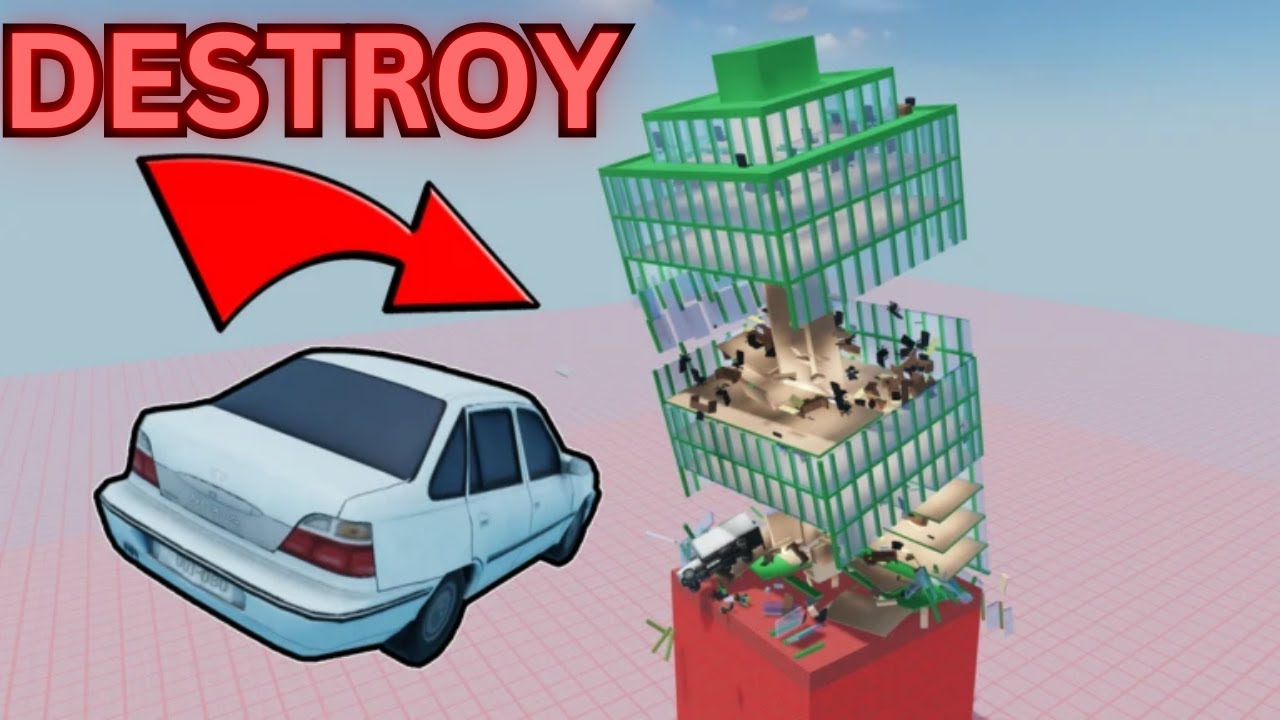 Roblox Destroy The Tower - YouTube