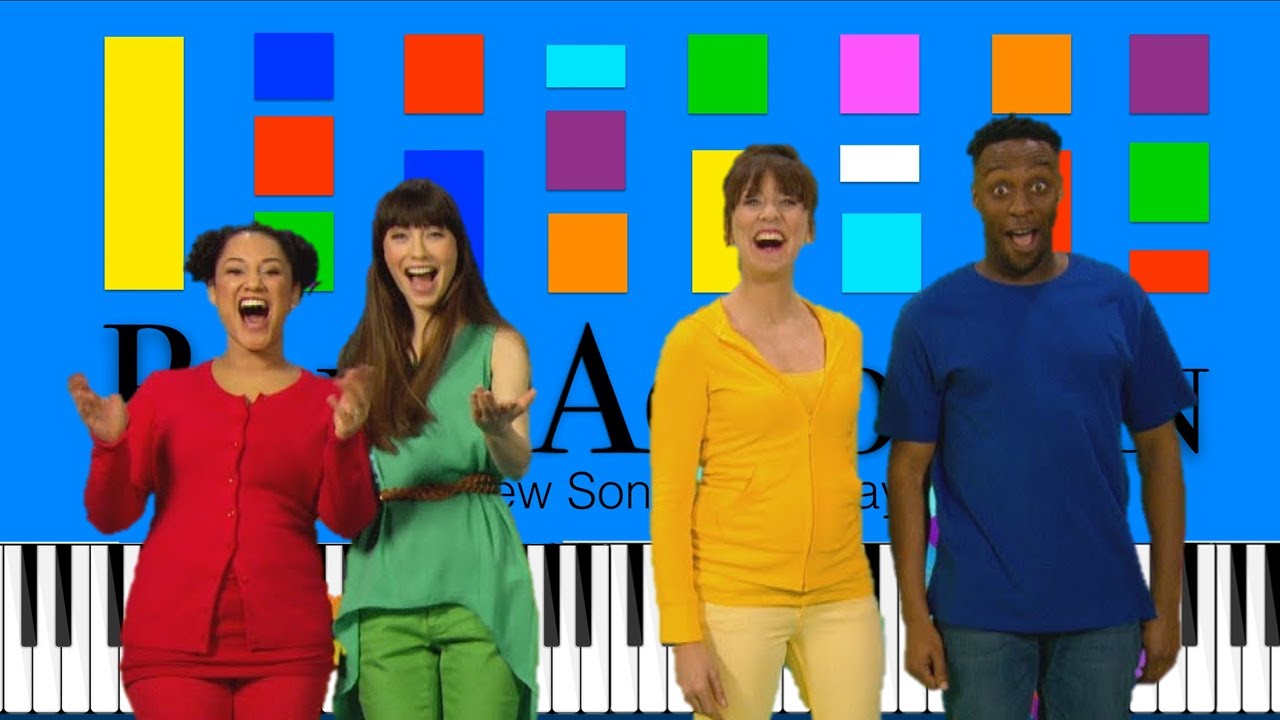 Cbeebies - Colour Carnival Song Slow EASY Medium 4K Piano Tutorial ...