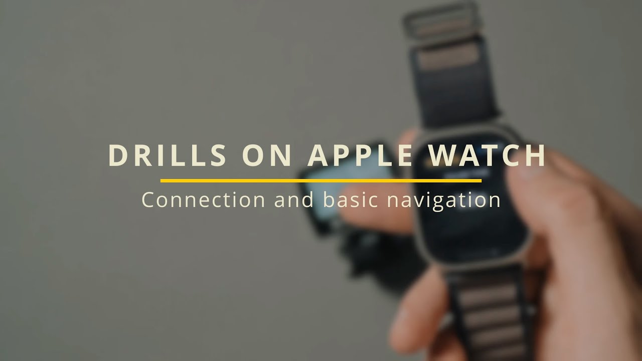 Drills on Apple Watch: Tutorial - YouTube
