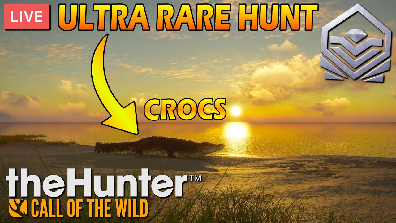 LIVE Heute ULTRA RARE CROC HUNT in TheHunter - COTW! - YouTube