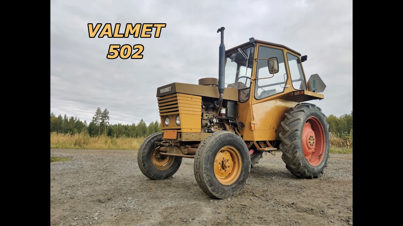 Valmet 502 - näppärä traktori - YouTube