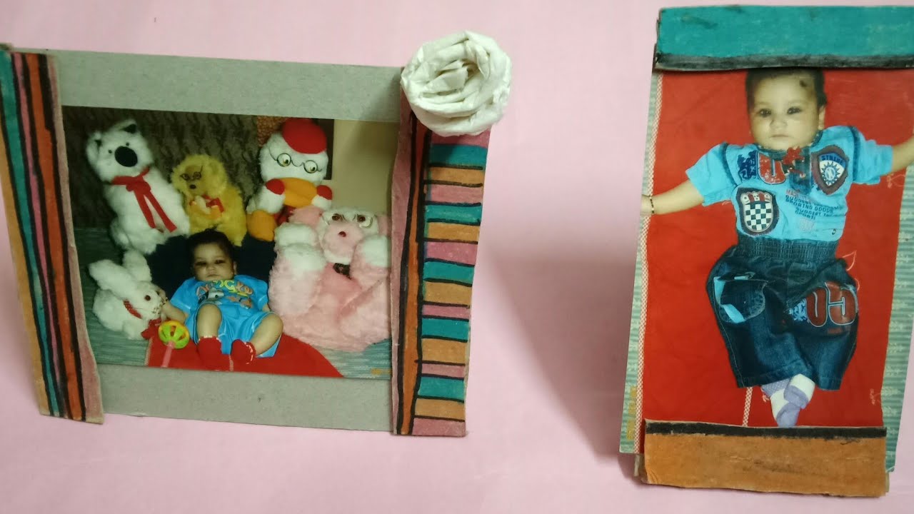 Photo frame - Best out of waste - YouTube
