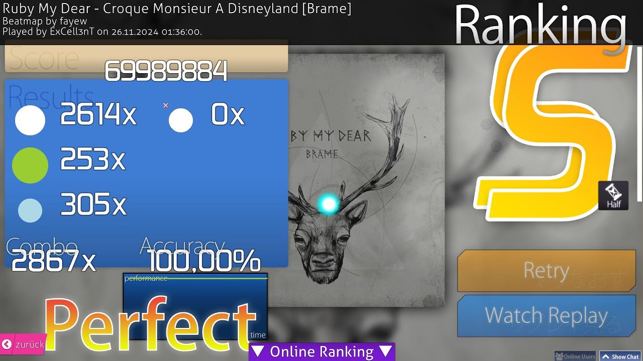 osu!catch - Ruby My Dear - Croque Monsieur A Disneyland [Brame] +HT 2nd ...