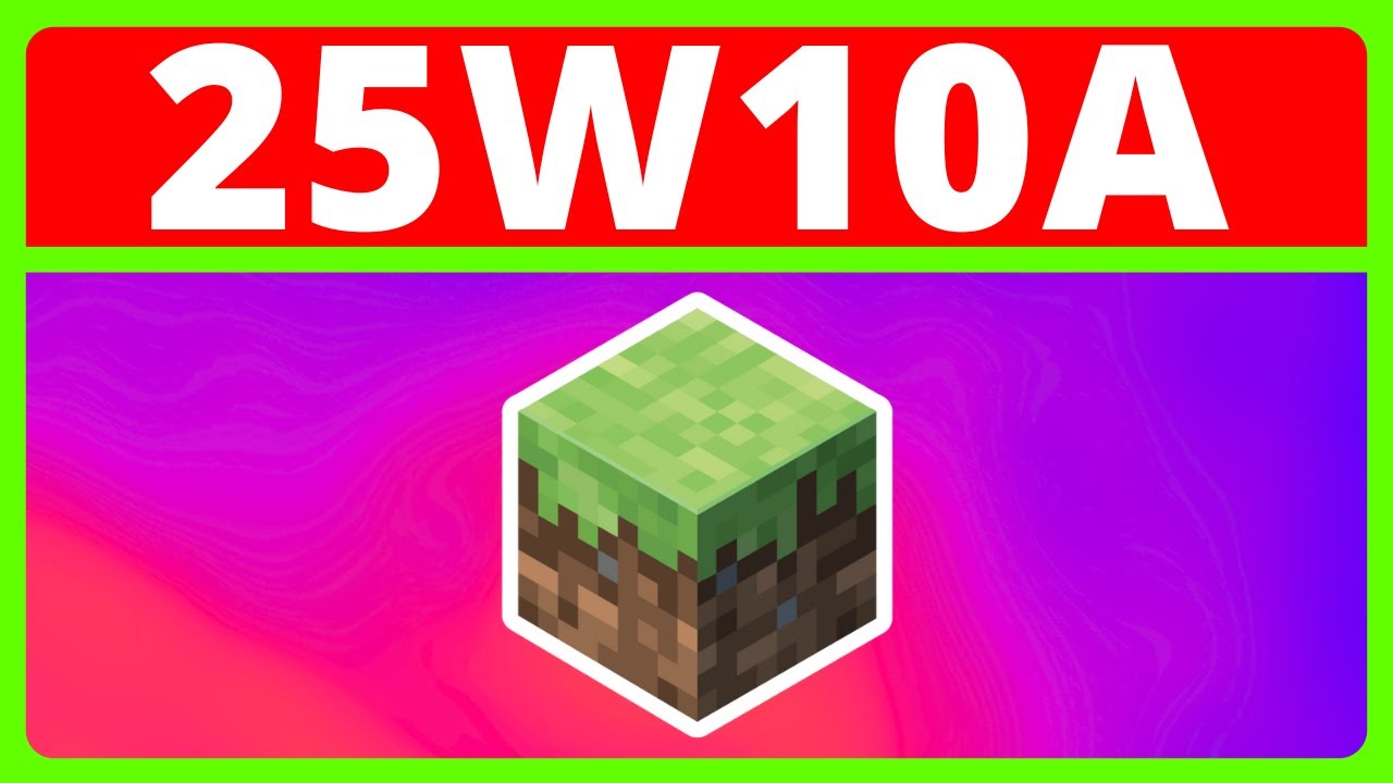 Minecraft Snapshot 25w10a | New Minecraft Panorama, New tntExplodes Gamerule And Bug Fixes - YouTube