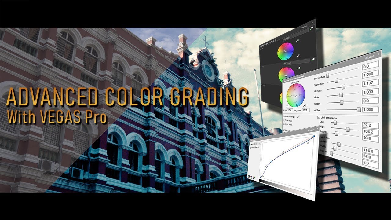 Advanced Color Grading with VEGAS Pro tutorial - YouTube
