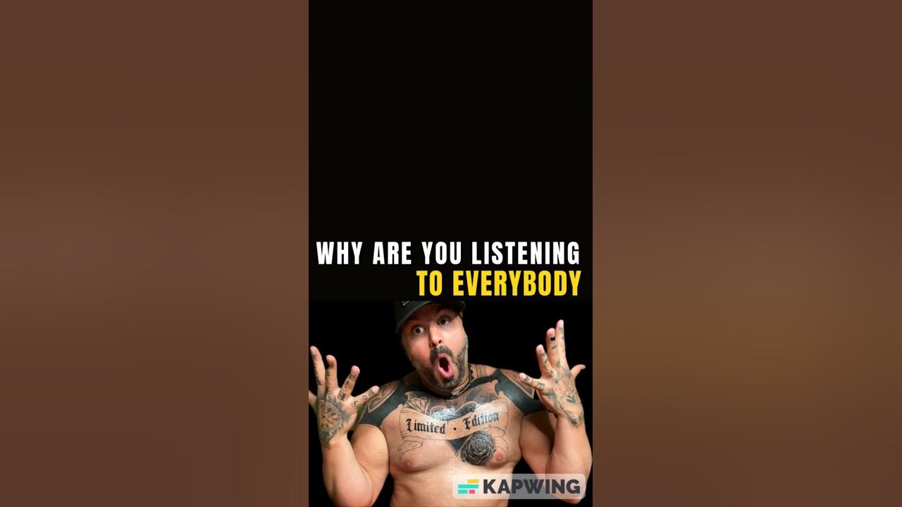 Stop Listening To Everyone If You Want To Move Up In This World stop-listening-to-everyone-if-you-want-to-move-up-in-this-world