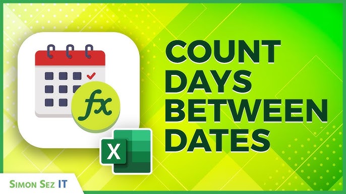 Excel How To Calculate Number Of Days Youtube #exceltutorial #edit