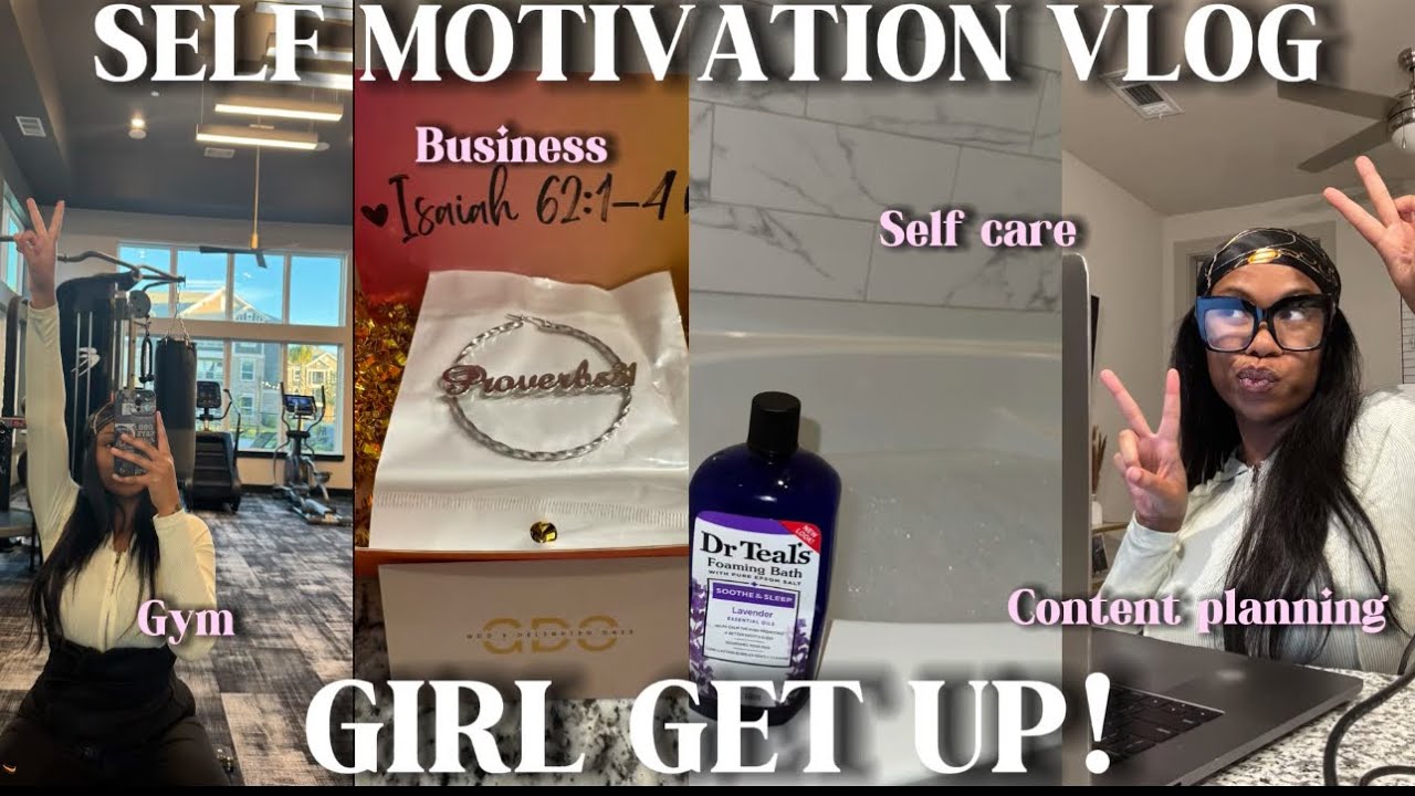 S2 EP 8 VLOG: GIRL GET UP!! Learning To Show Up For Yourself | Self ...