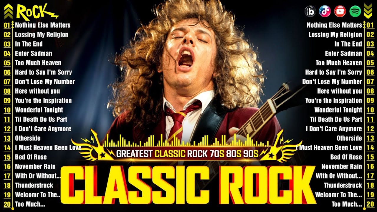 Classic Rock ~ Top 10 Hits Playlist Of All Time ~ Classic Rock Hits ...