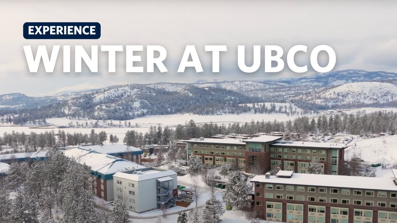 UBC Okanagan Aerial Tour | Experience Winter on Campus - YouTube