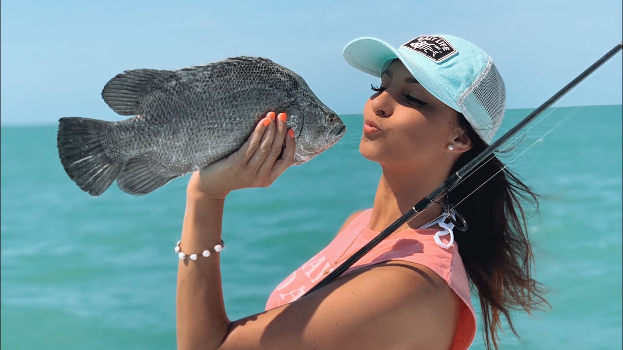 GIRLS Catch TRIPLETAIL - YouTube