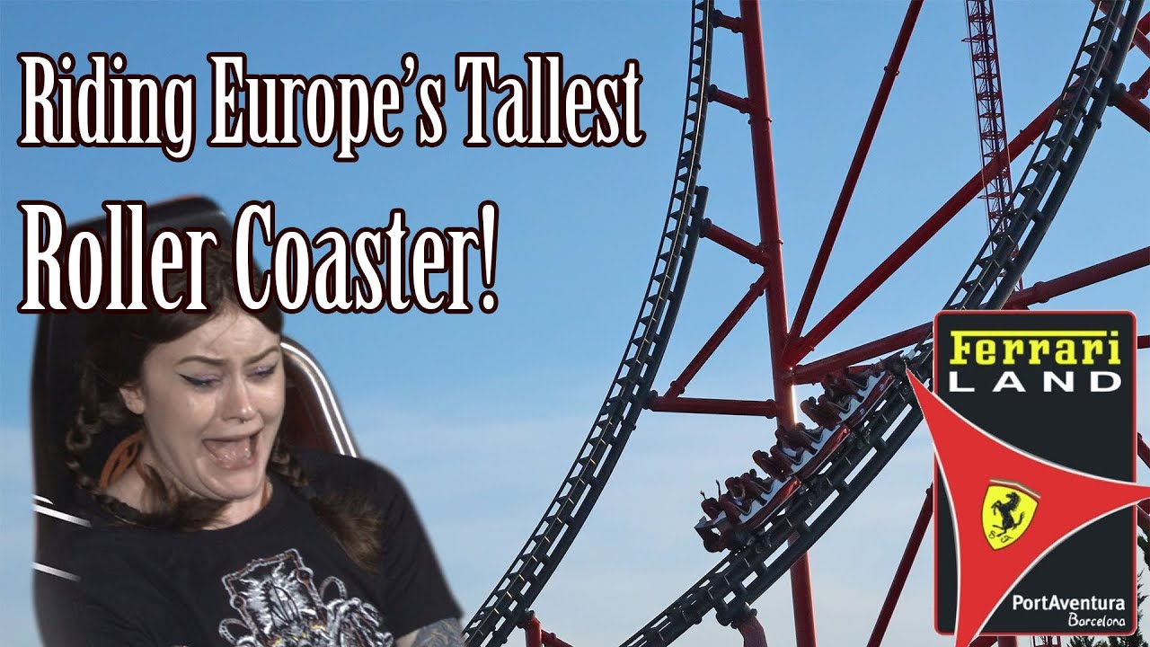 Riding Europe's Tallest & Fastest Roller Coaster! | Ferrari Land Mini ...
