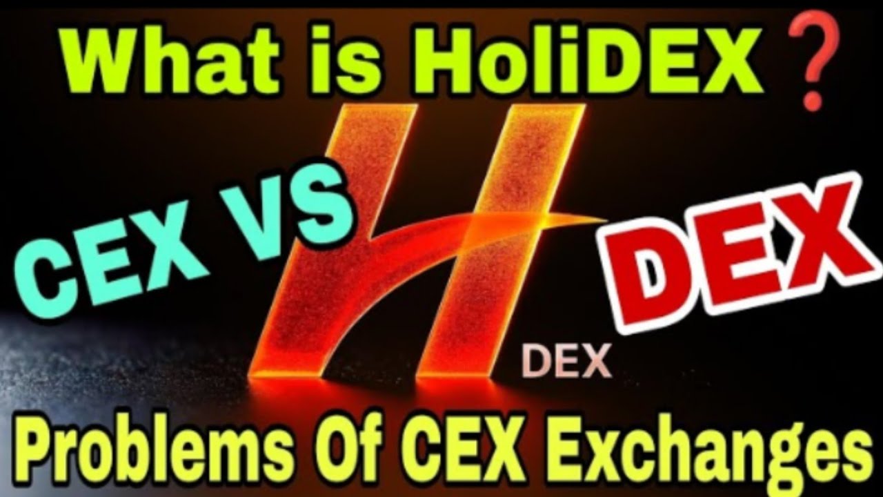 What Is HoliDEX What HoliDEX📈 Is For CEX Vs HoliDEX 🔥Problems Of CEX # ...