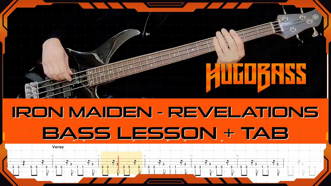 Iron Maiden – Revelations | Bass Tutorial w/tab | Step-by-Step ...