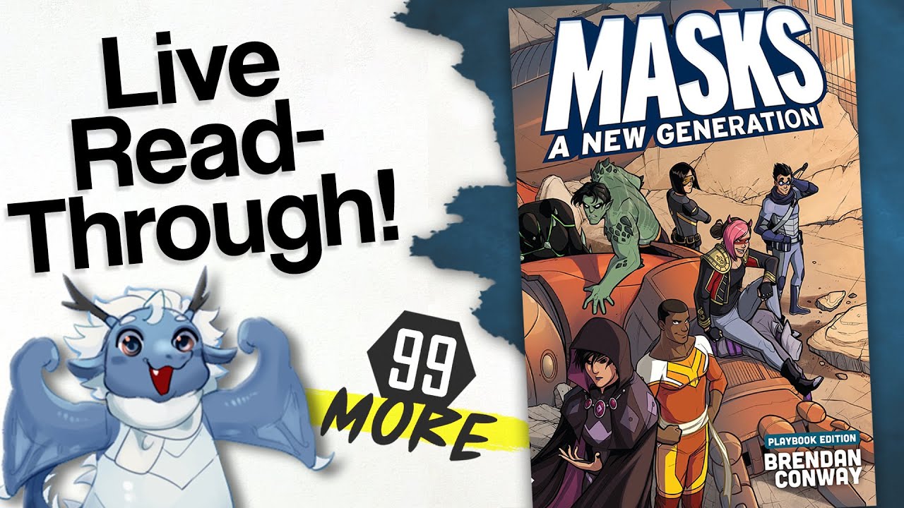 reading MASKS, a superhero TTRPG! - YouTube