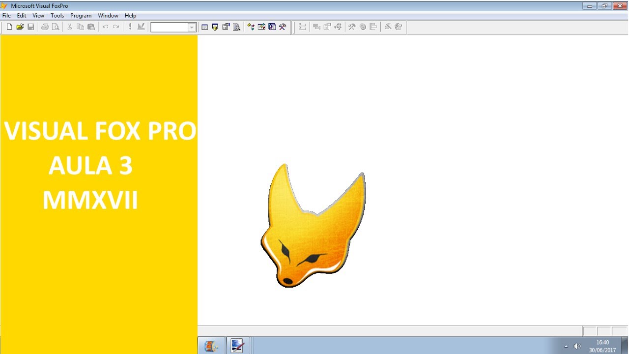 Visual Fox Pro Aula 3 - Configurando botões - YouTube