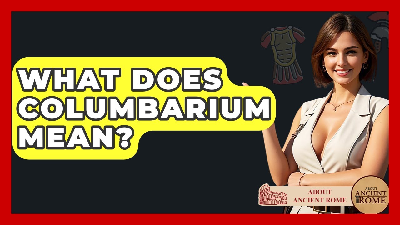 What Does Columbarium Mean? - All About Rome - YouTube