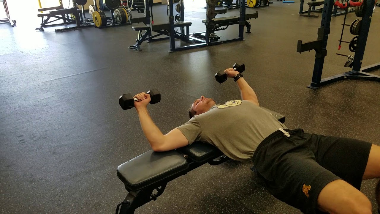 DB Supine Shoulder External Rotation Ecc + OC at End ROM - YouTube