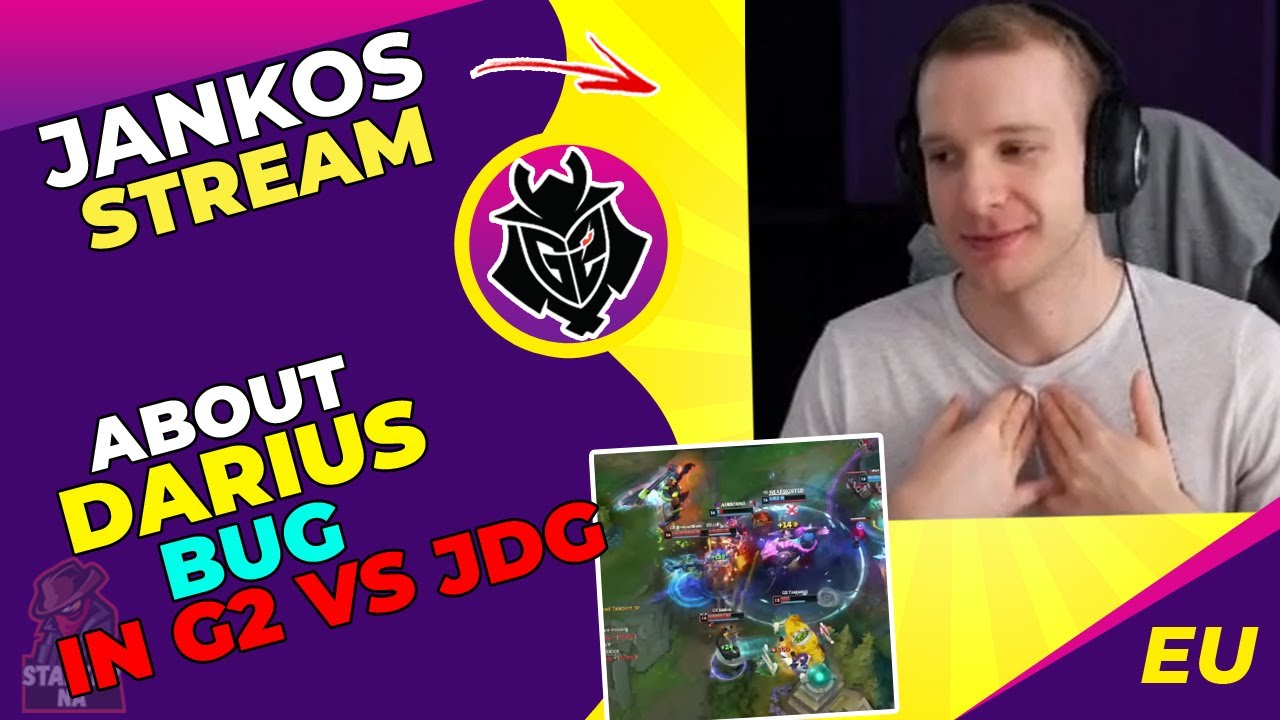 G2 Jankos About Darius BUG in G2 vs JDG Game at Worlds 🤬 - YouTube