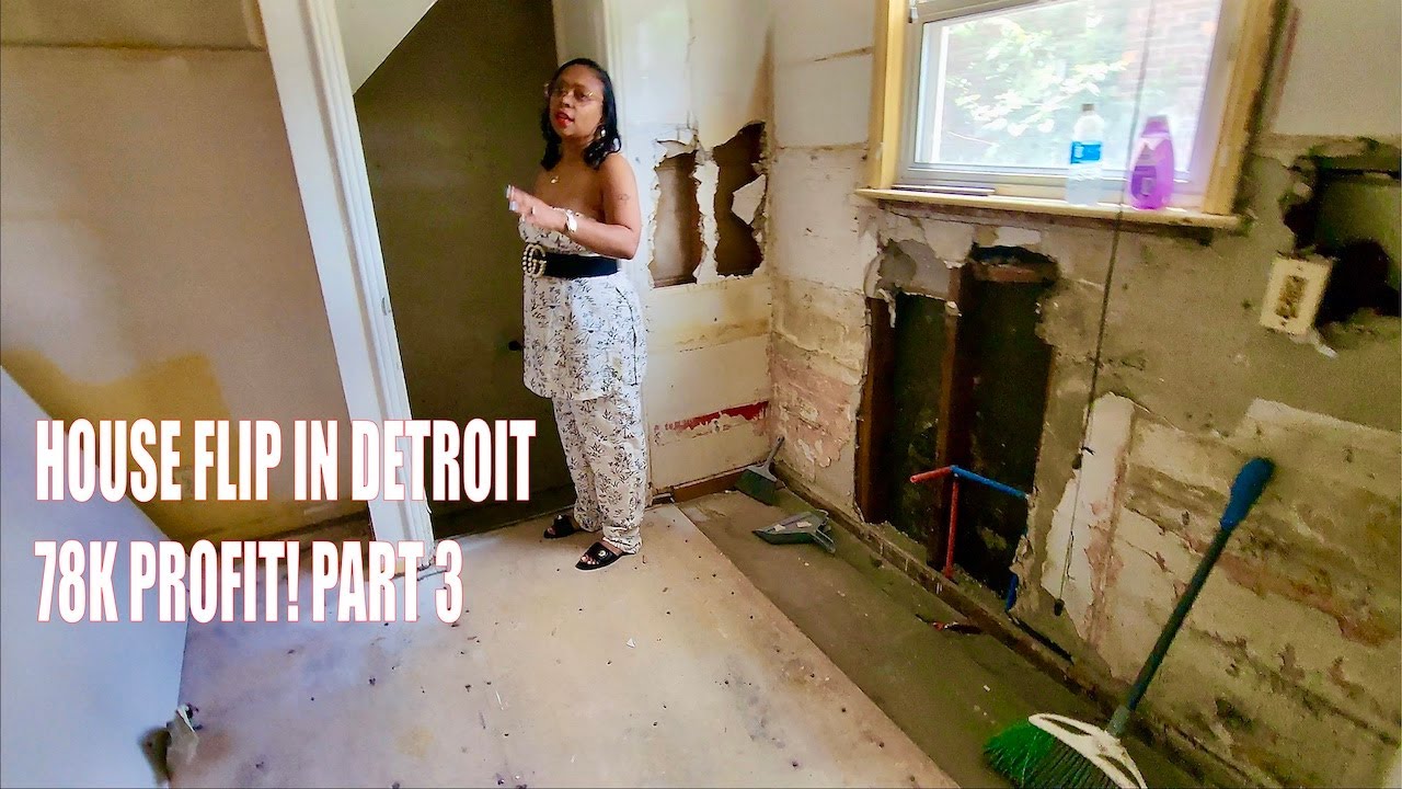 Amazing house flip in Detroit - 78k profit | Before and After ...