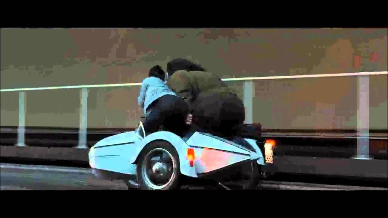 Hagrid drives his motorbike - YouTube